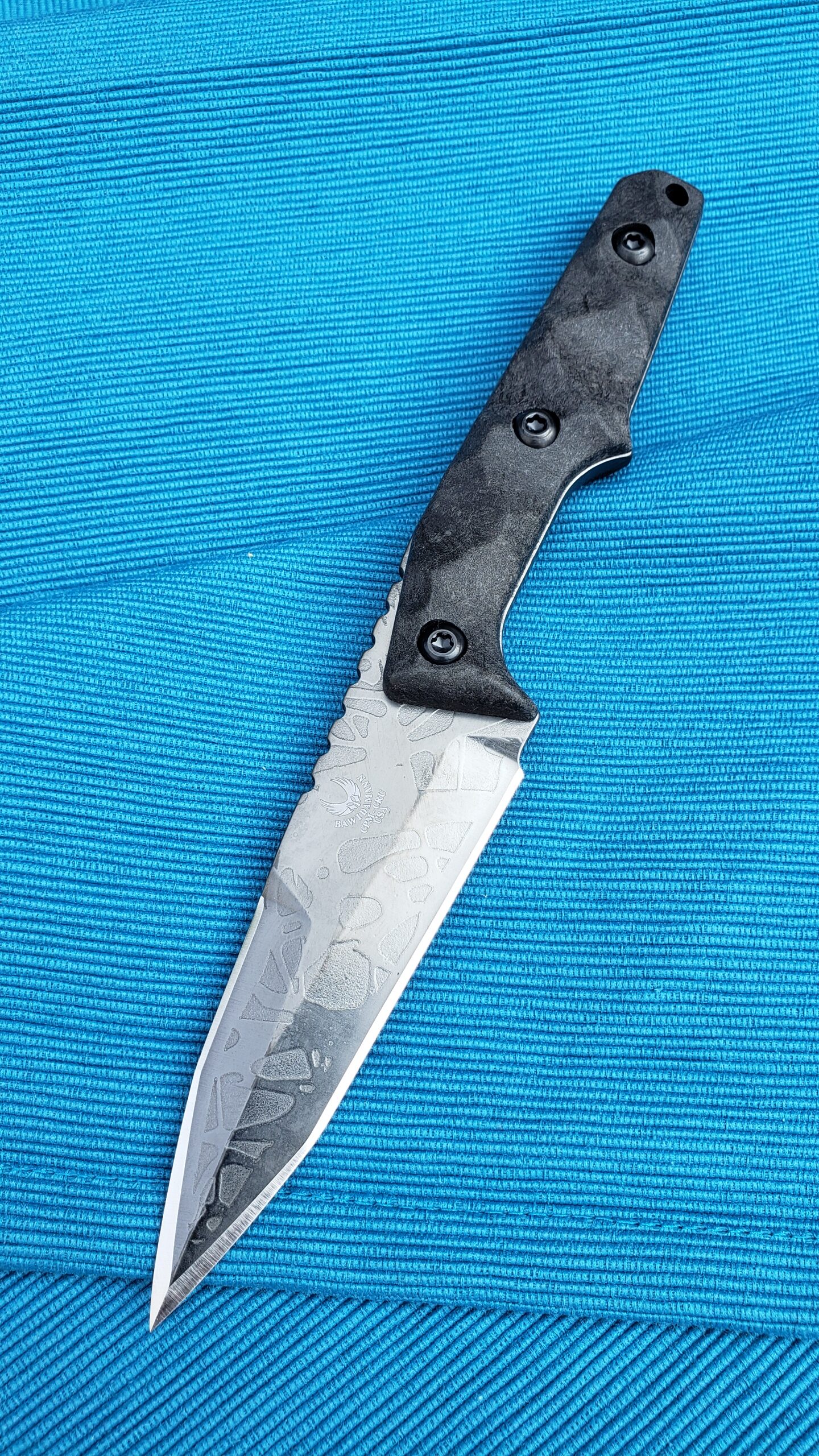 Black Mirror Custom Thick Huginn Acid Etched "Dagger" CPM Cruwear ...