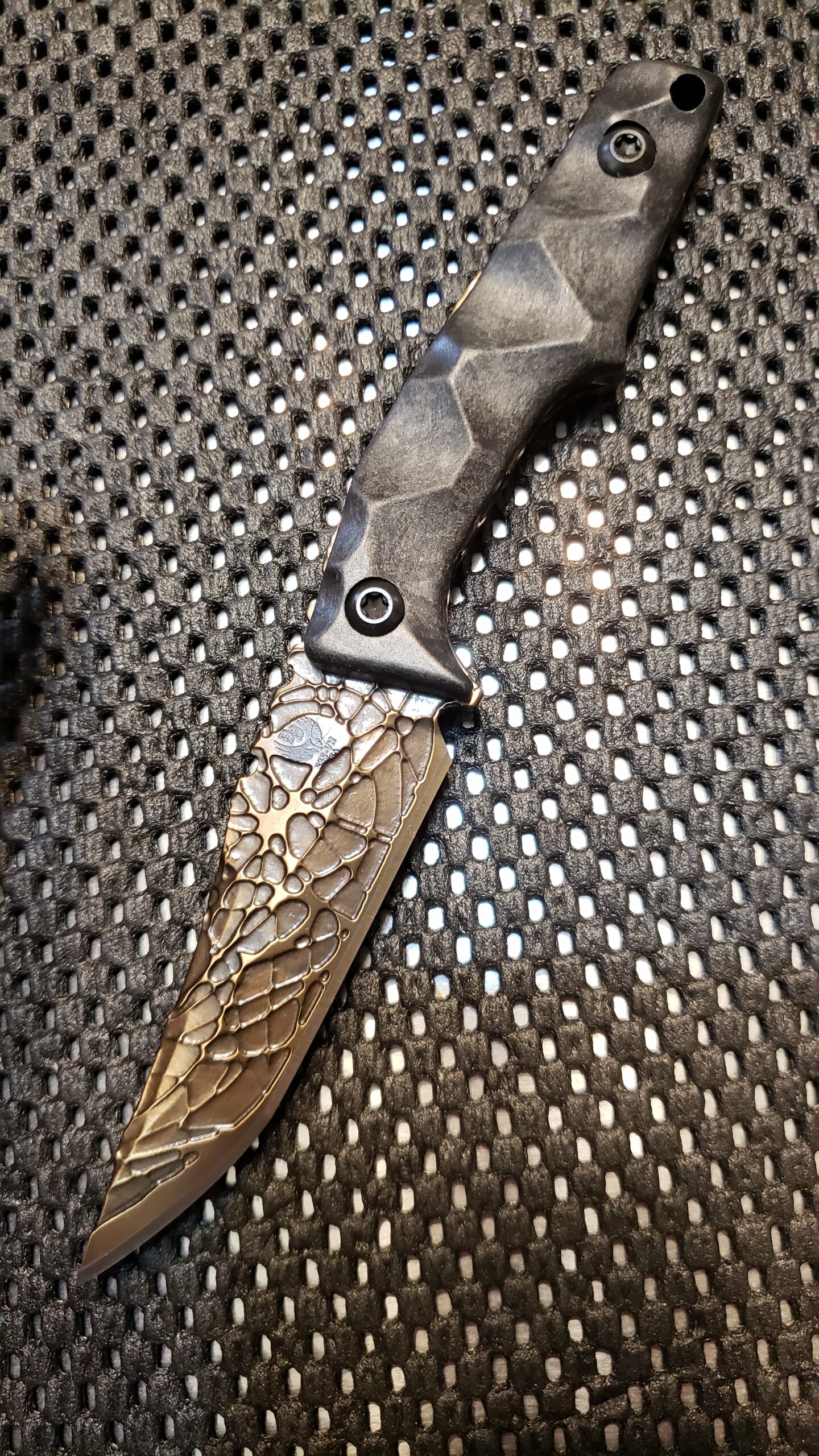 CUSTOM EB-9 Deep Acid Etch with Bronze Pearl Patina finish - Bawidamann ...